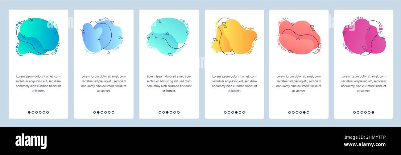 Website And Mobile App Onboarding Screens Menu Banner Vector Template For Web Site And