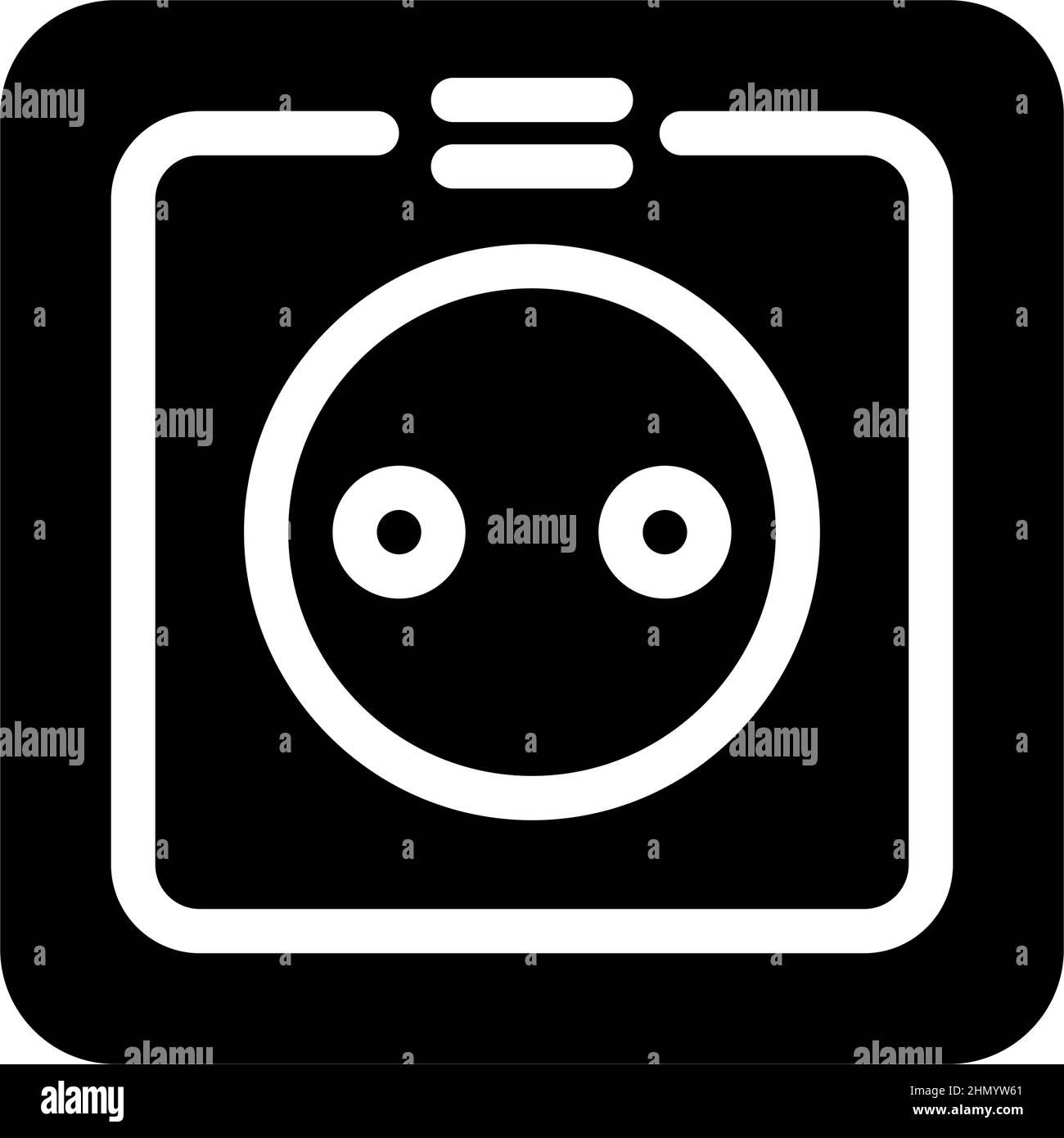 dc power glyph icon vector illustration Stock Vector Image & Art - Alamy