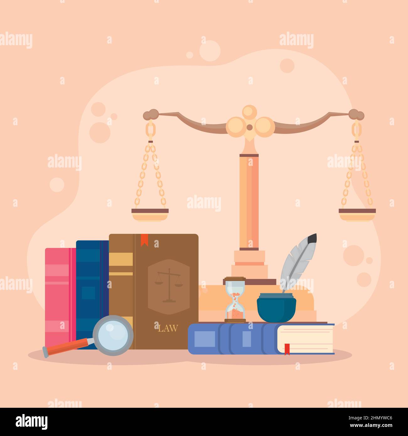 justice items cartel over beige Stock Vector Image & Art - Alamy