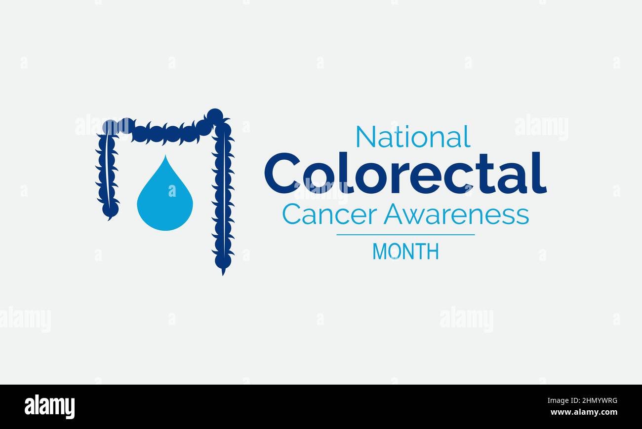 Colorectal Cancer Awareness month. vector template design for banner ...