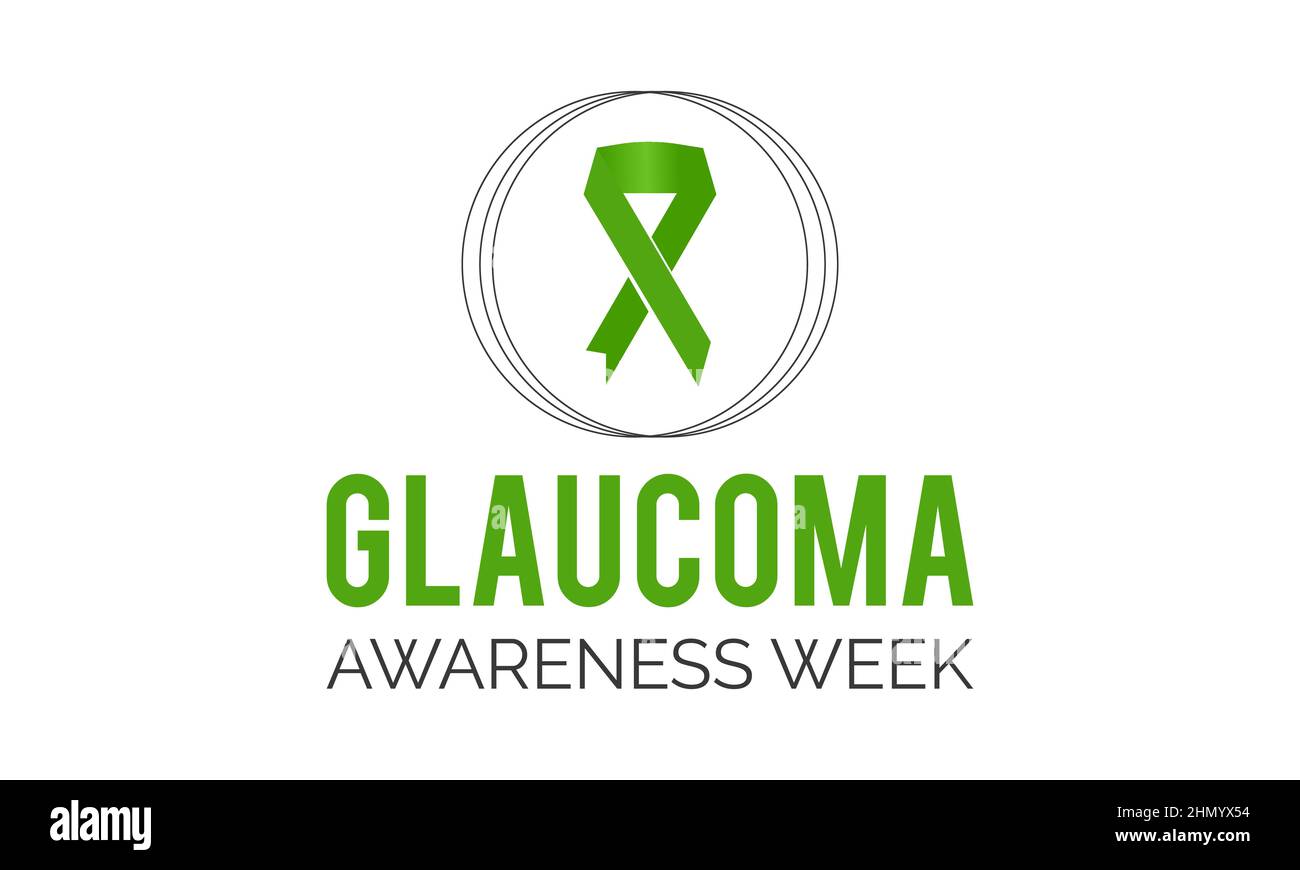 Glaucoma awareness week. vector template design for banner, card ...