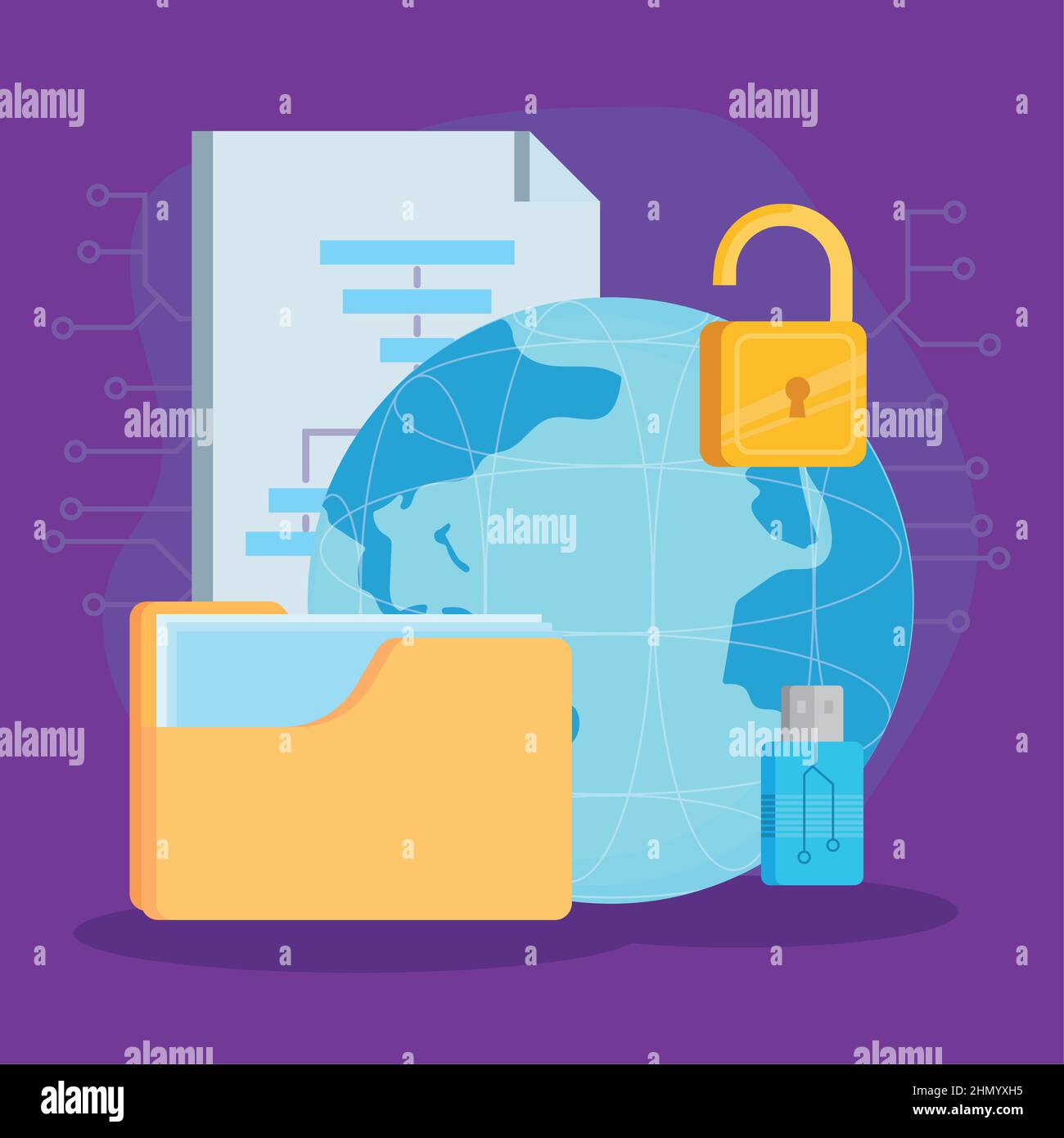 Global circuits Stock Vector Images - Alamy