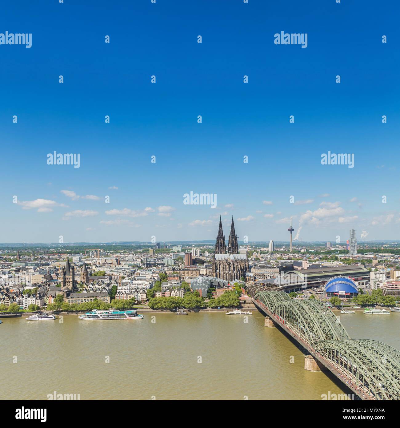 city of cologne at spring Stock Photo - Alamy