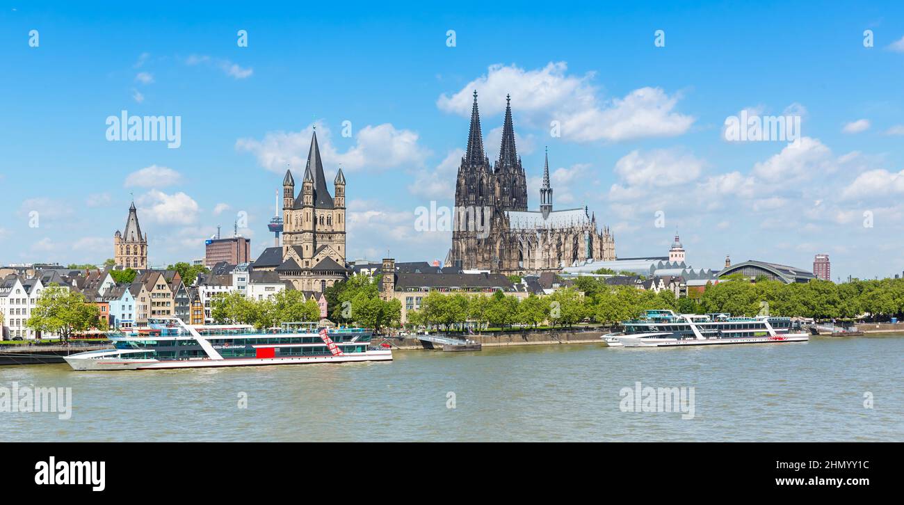 Cologne cityscape hi-res stock photography and images - Alamy