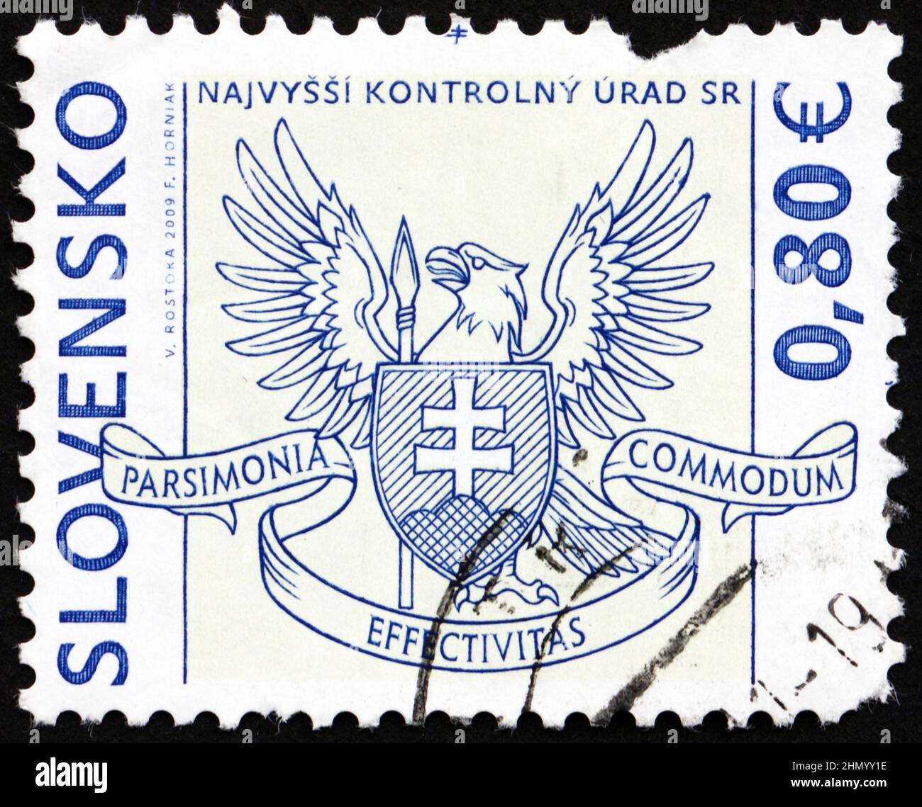 SLOVAKIA - CIRCA 2009: a stamp printed in Slovakia dedicated to Supreme ...
