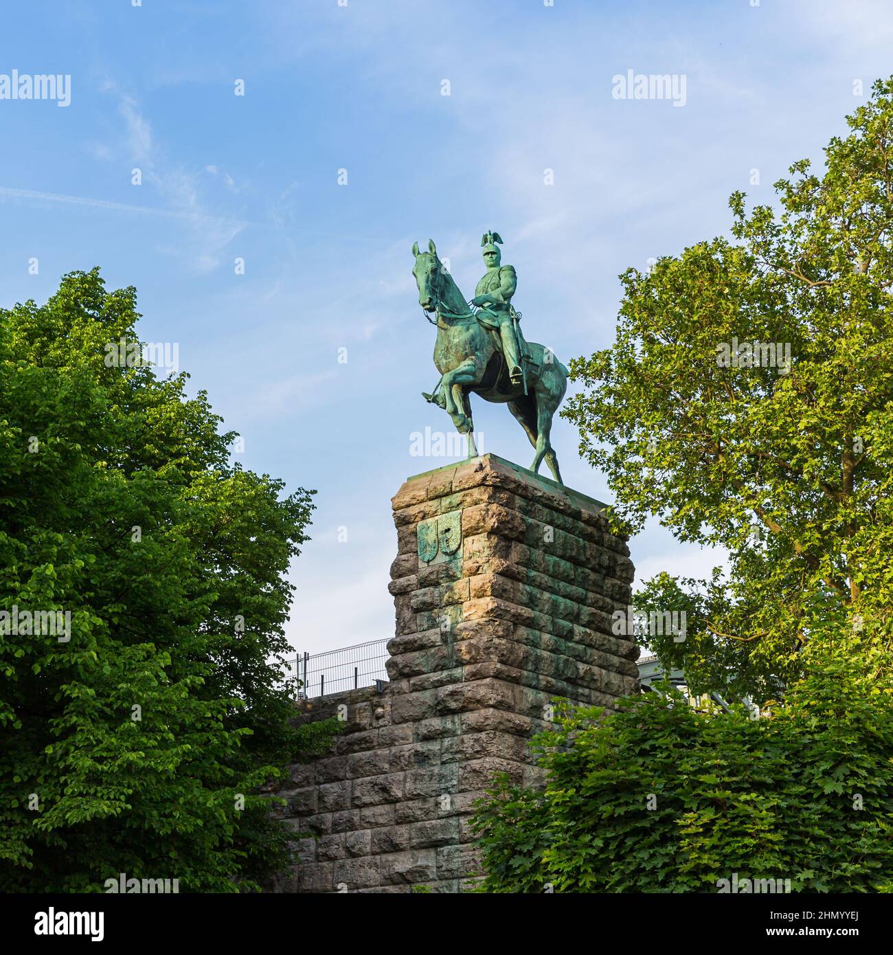 Kaiser wilhelm ii equestrian statue hi-res stock photography and images ...