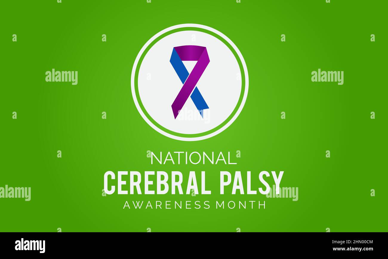 Cerebral palsy Awareness Month. vector template design for banner, card ...
