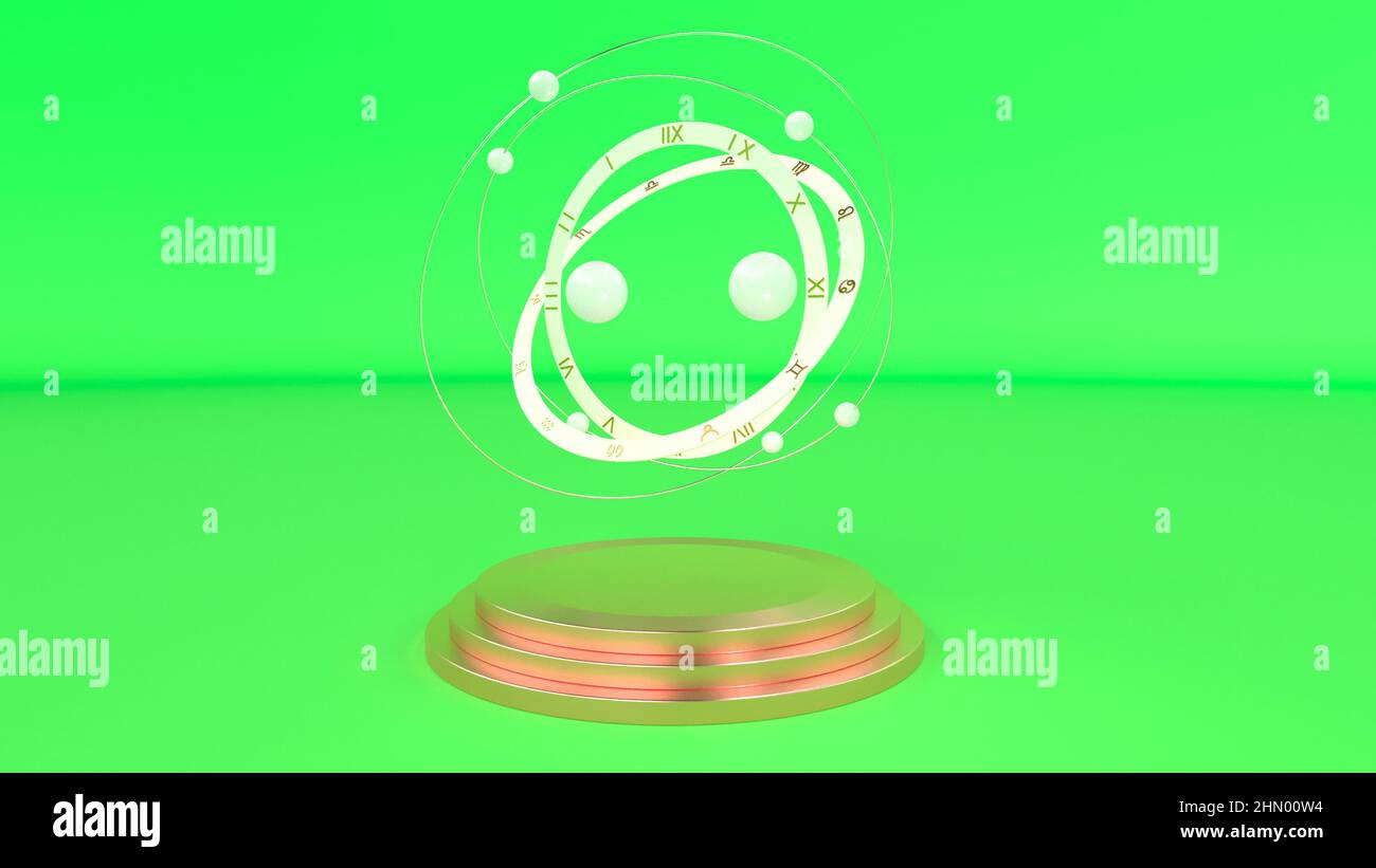 Motion graphic minimal modern minimalist design intro 3d render Stock ...