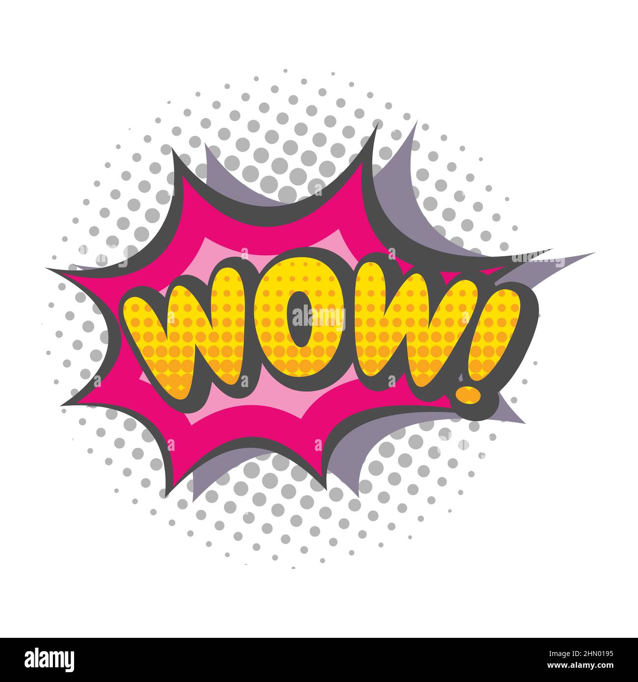 Wow comic cartoon lettering, pop art style. Wow! star explosion vector colorful illustration ...