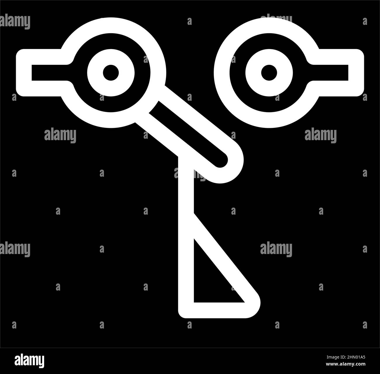 limit switch mechanism glyph icon vector illustration Stock Vector ...