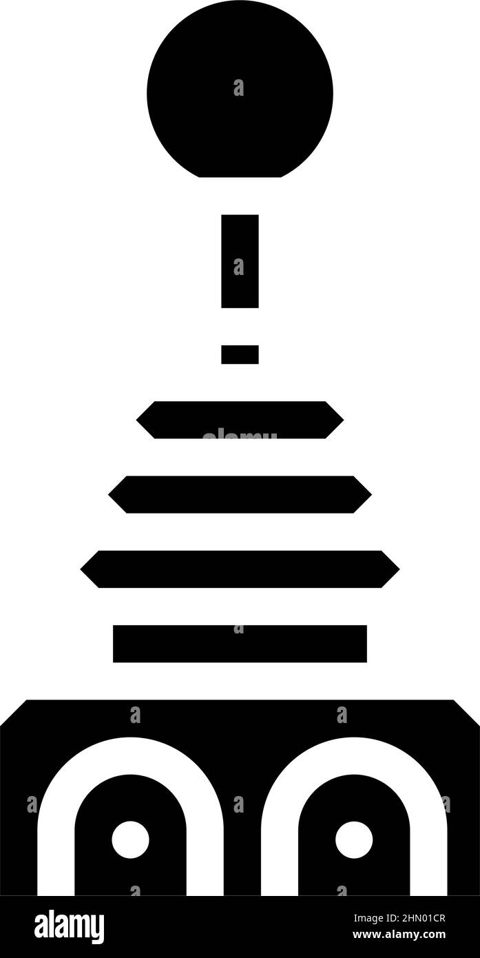 liquid flow switch mechanism glyph icon vector illustration Stock ...