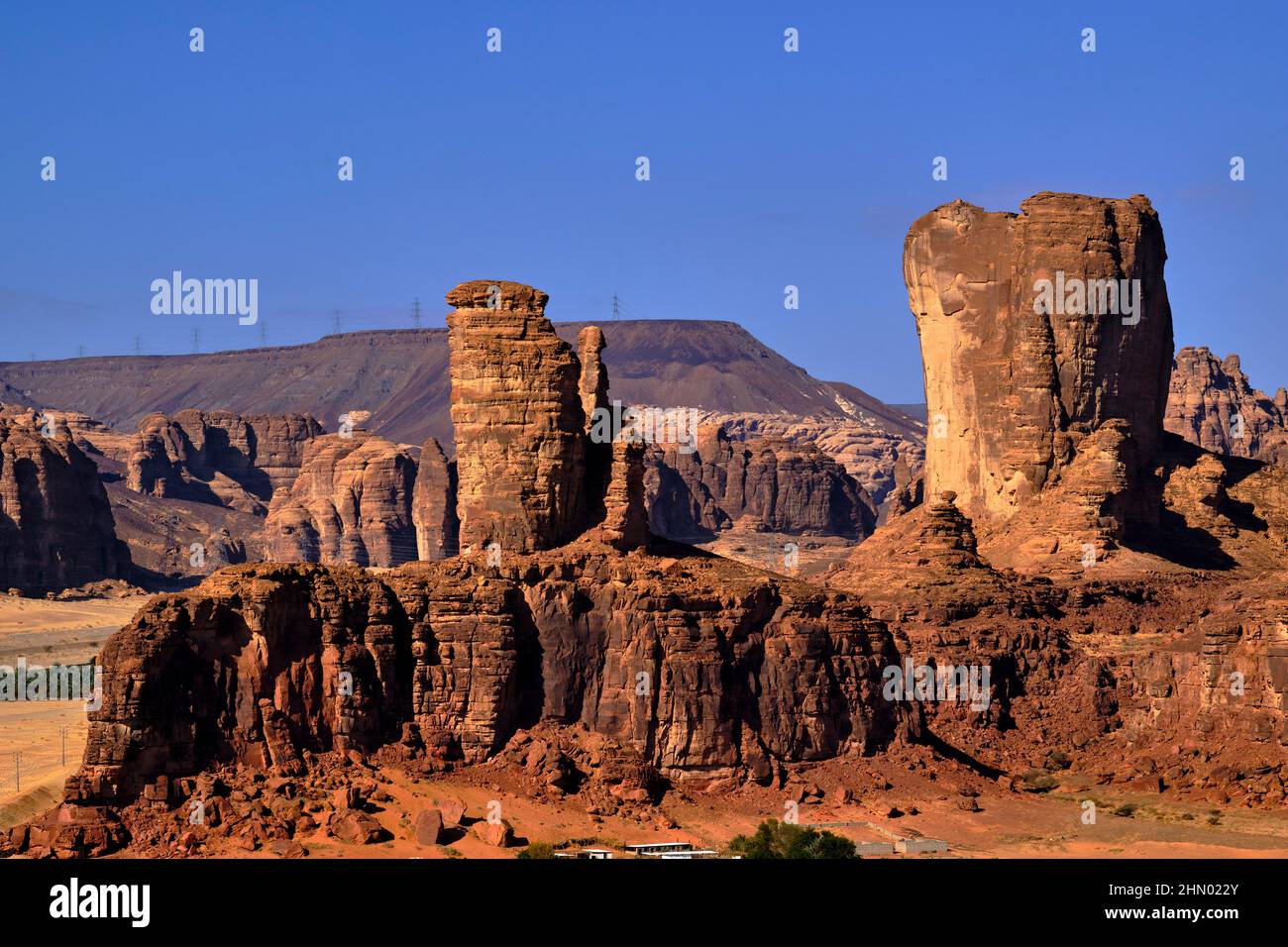 Saudi Arabia, Al Madinah Region, AlUla or Al Ula, landscape around the ...