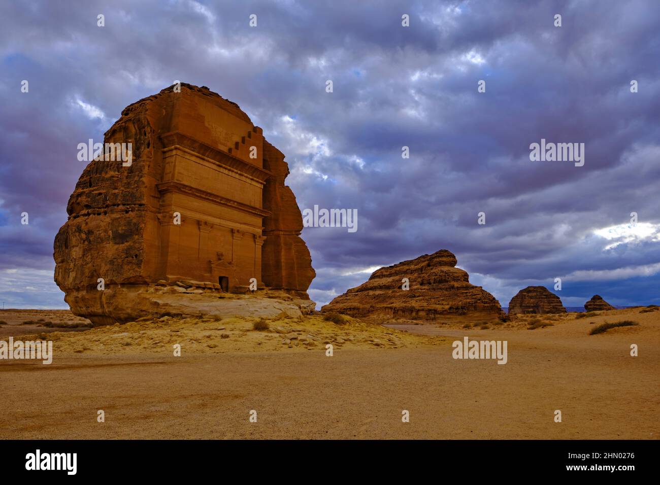 Saudi Arabia, Al Madinah Region, AlUla or Al Ula, Nabatean Tomb In ...