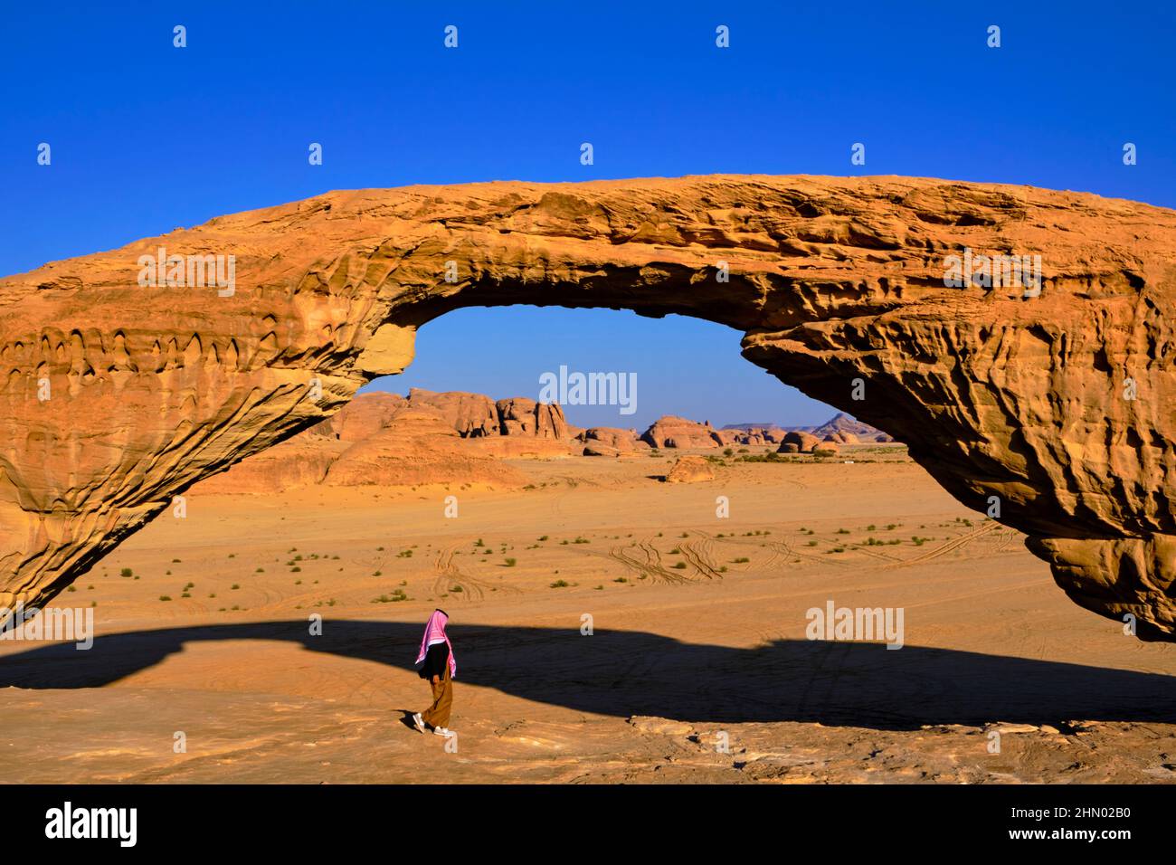 Saudi Arabia, Al Madinah Region, AlUla or Al Ula, the Arc Mountain, arc ...