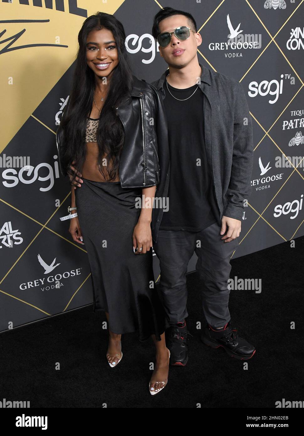 (L-R) Myah White and Spencer X arrives at the Hall of Fame Party – Big ...