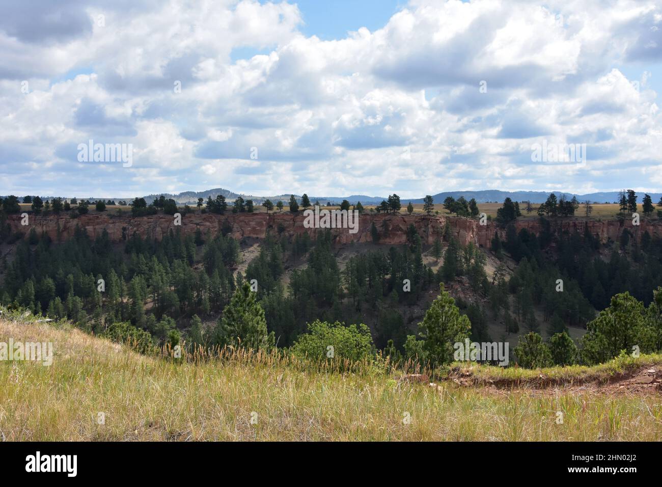 Amazing midwest background and landscape in the summer in North Dakota ...