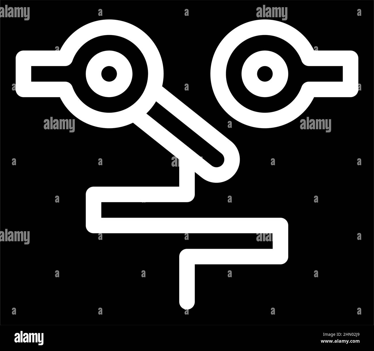 temperature switches mechanism glyph icon vector illustration Stock ...