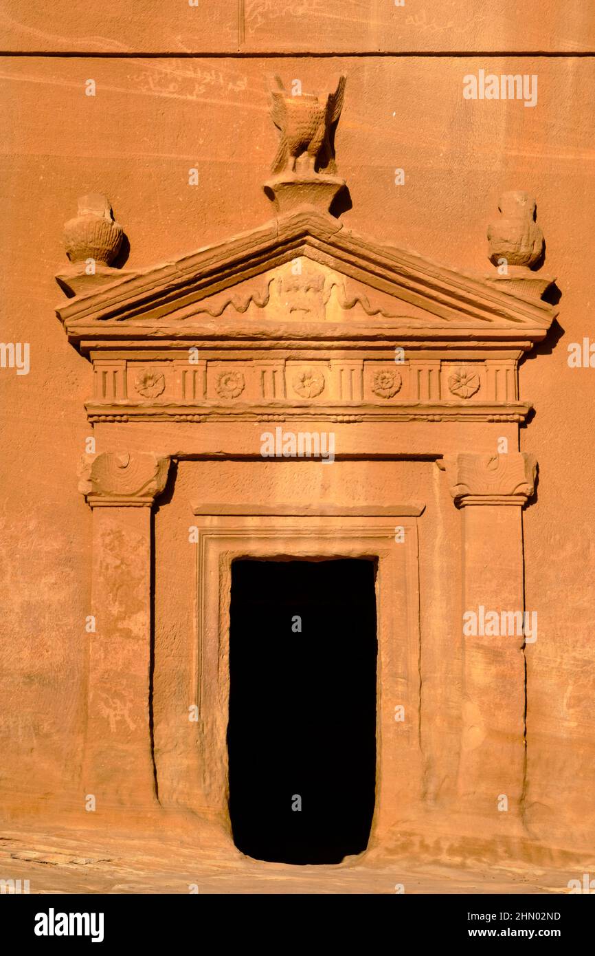 Saudi Arabia, Al Madinah Region, AlUla or Al Ula, Nabatean Tomb In ...