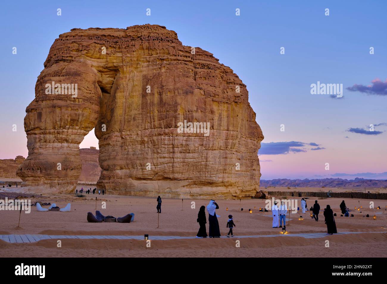 Saudi Arabia, Al Madinah Region, AlUla or Al Ula, Elephant rock ...
