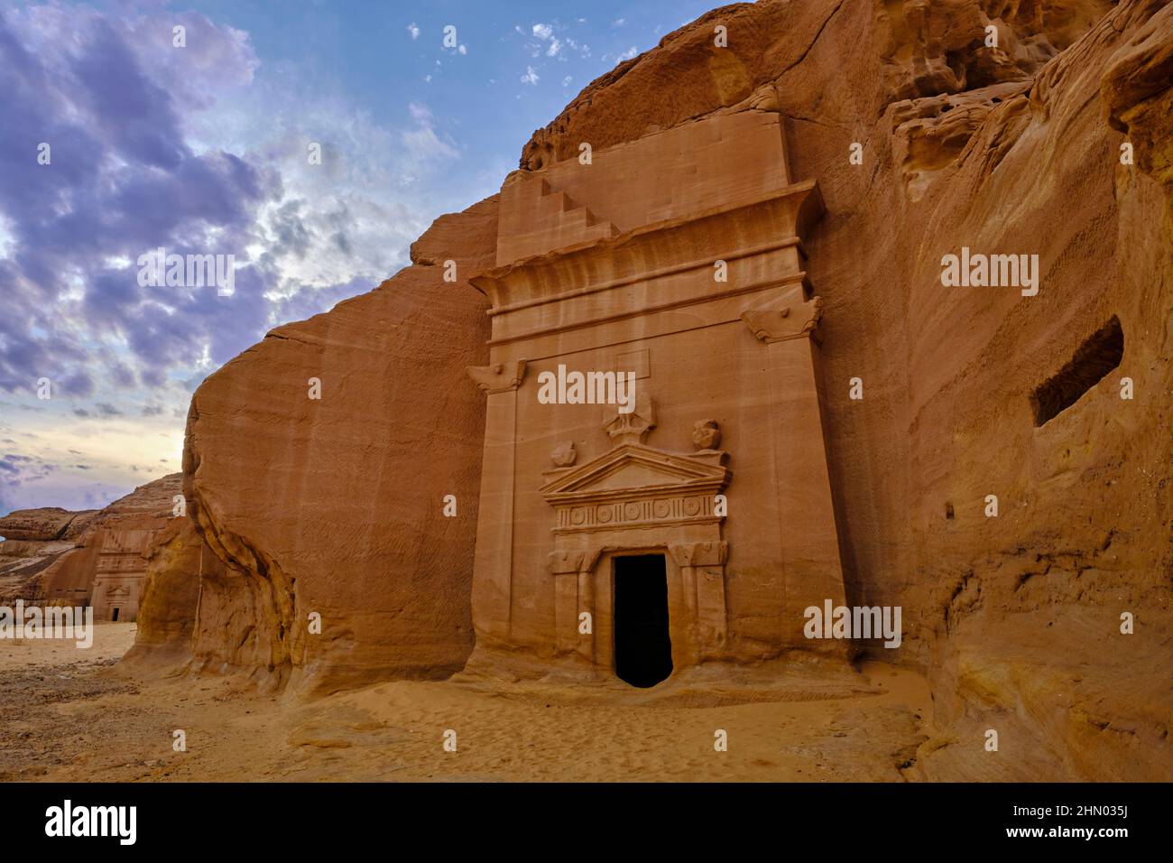 Saudi Arabia, Al Madinah Region, AlUla or Al Ula, Nabatean Tomb In ...