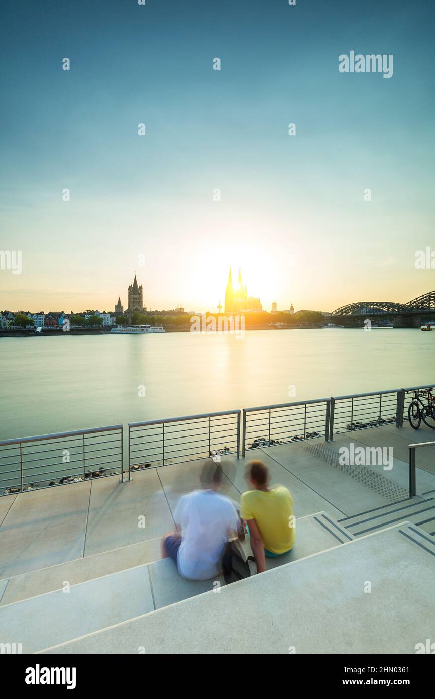 Rhine boulevard in cologne hi-res stock photography and images - Alamy