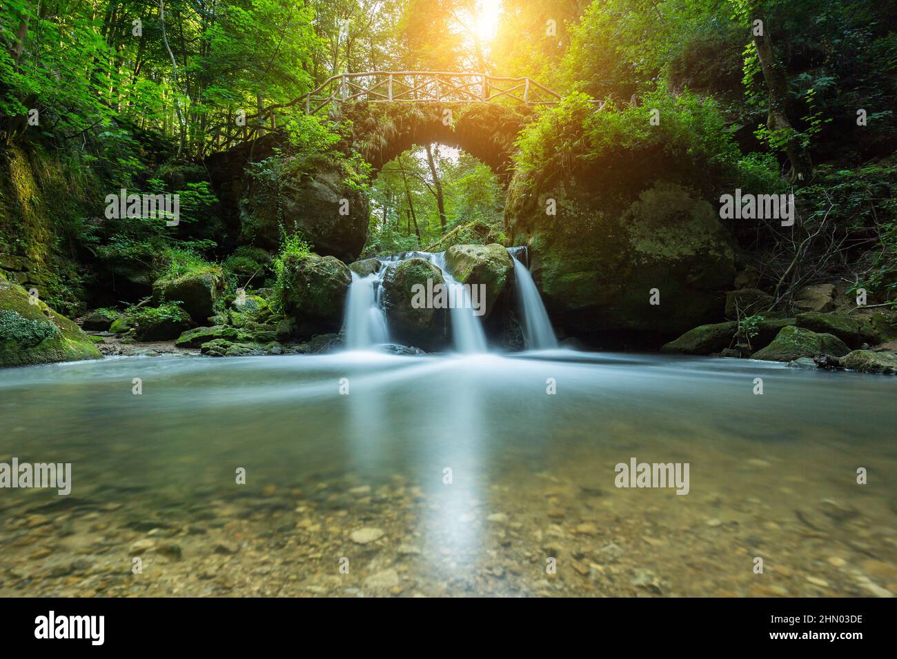 Fairy tale waterfall hi-res stock photography and images - Alamy