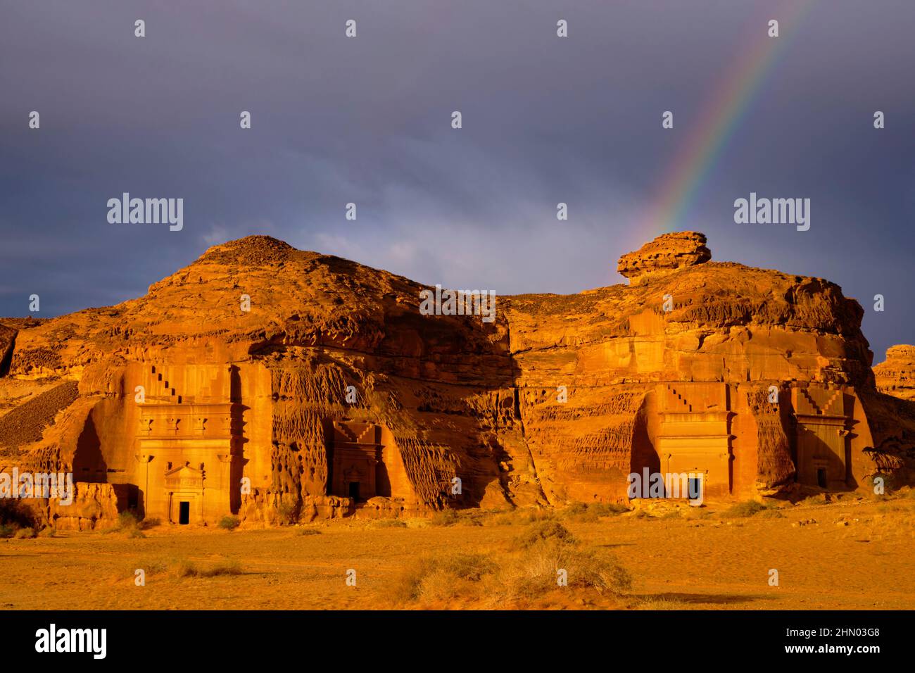 Saudi Arabia, Al Madinah Region, AlUla or Al Ula, Nabatean Tomb In ...