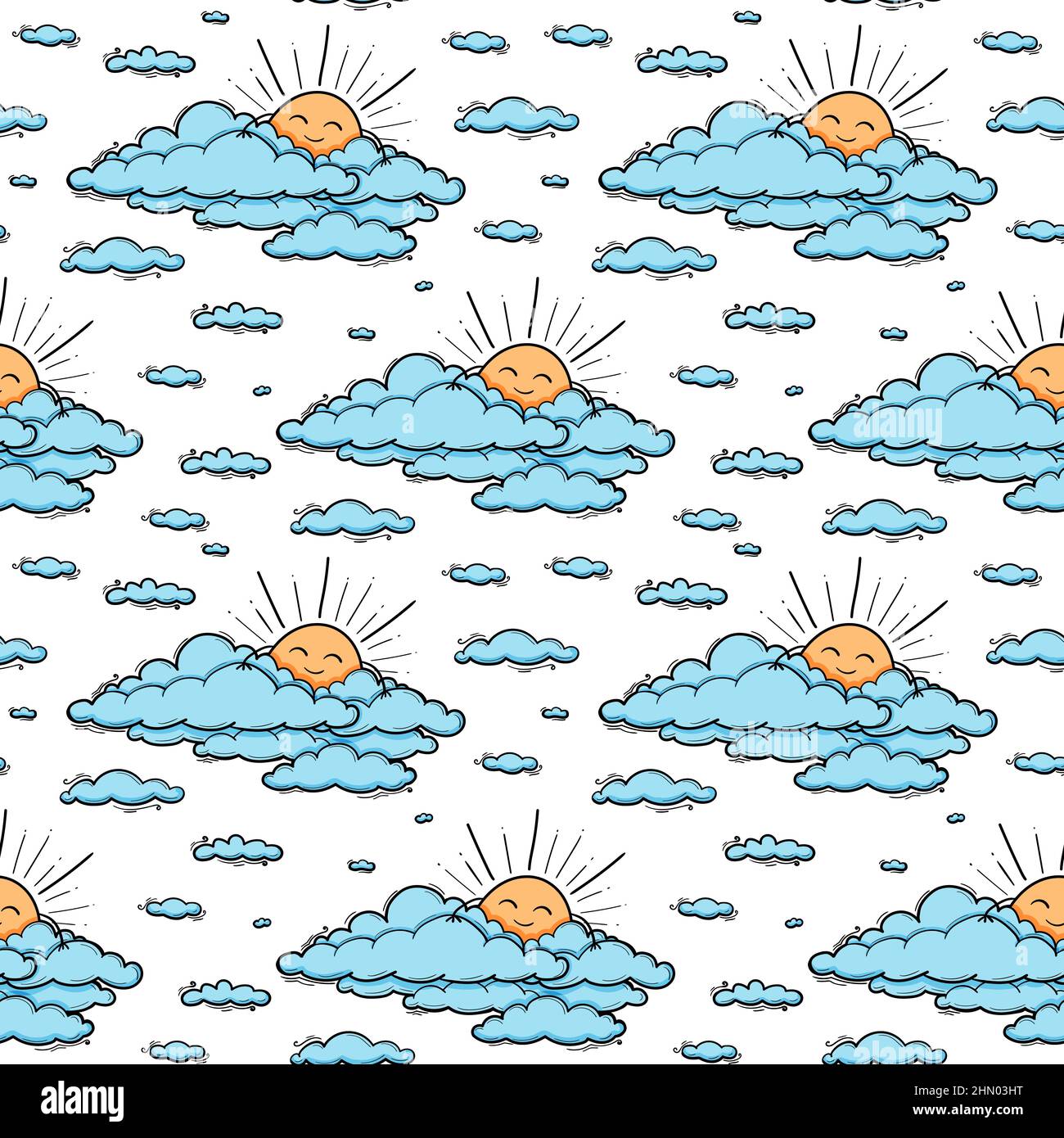 Cute Cloud Pattern