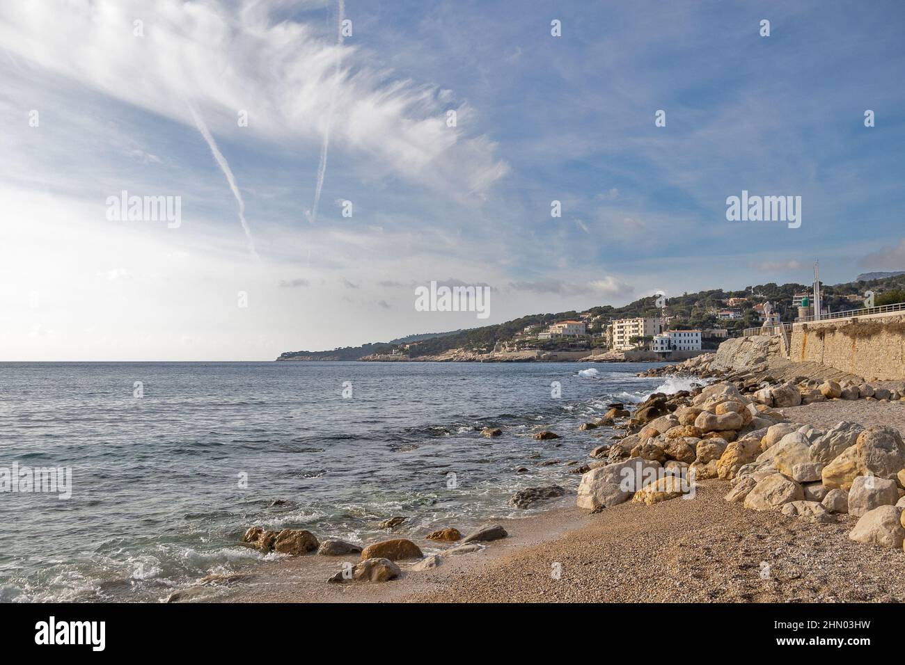 cassis beach in france Stock Photo - Alamy