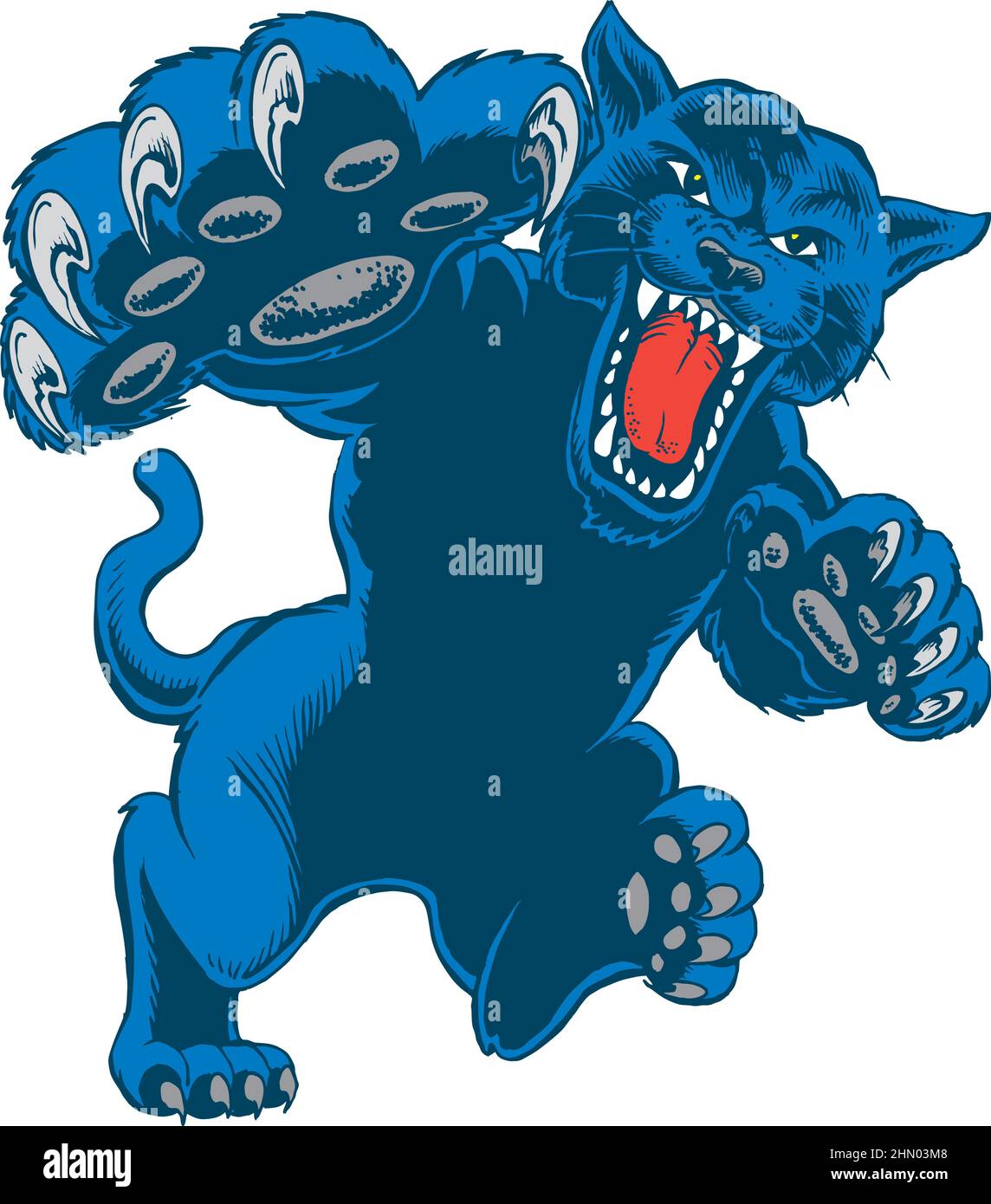 Panther Mascot Vector