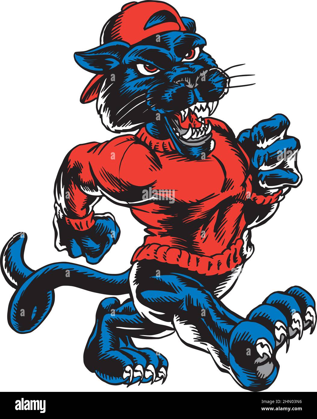 Panther Mascot Vector