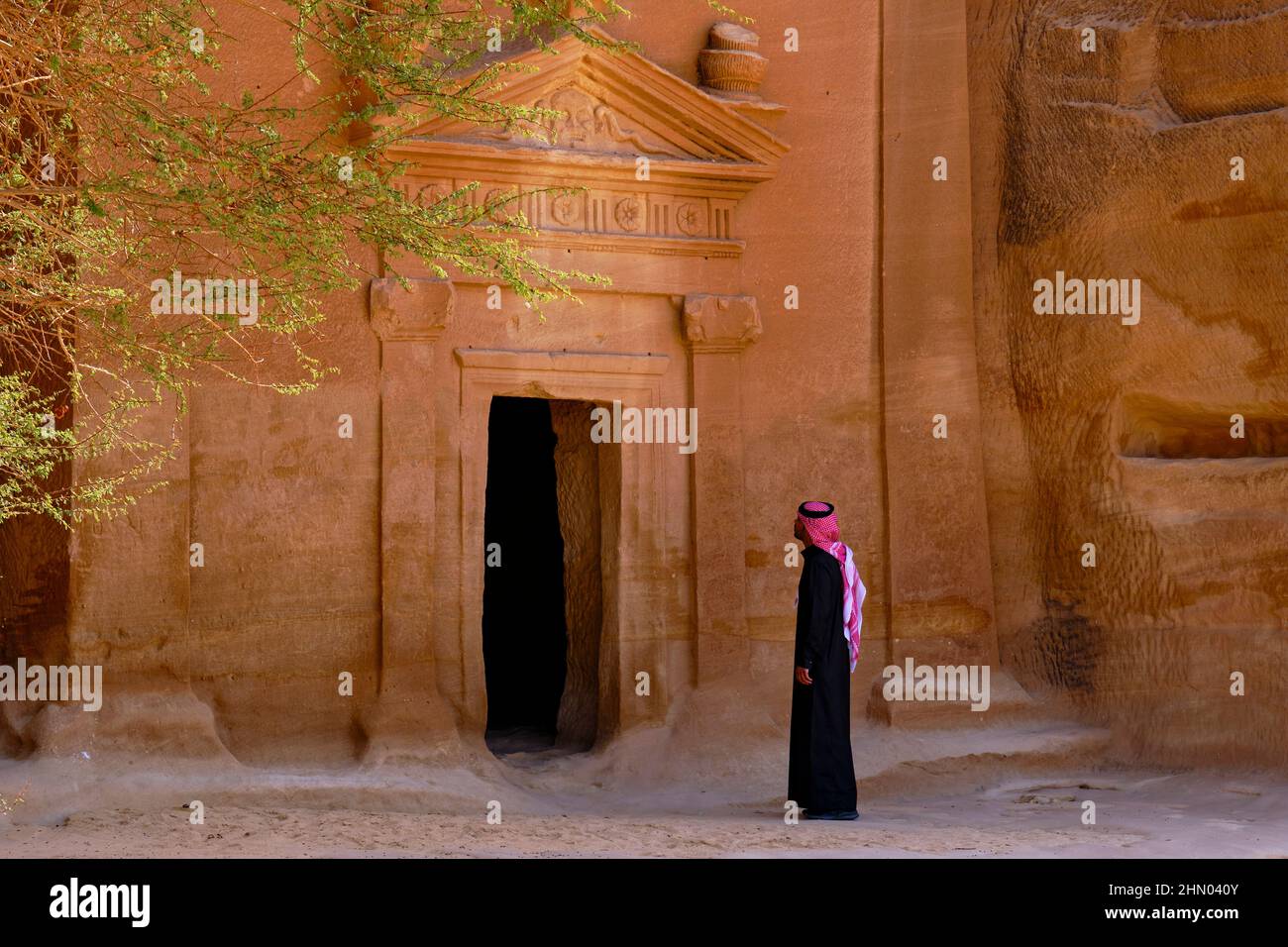 Saudi Arabia, Al Madinah Region, AlUla or Al Ula, Nabatean Tomb In ...