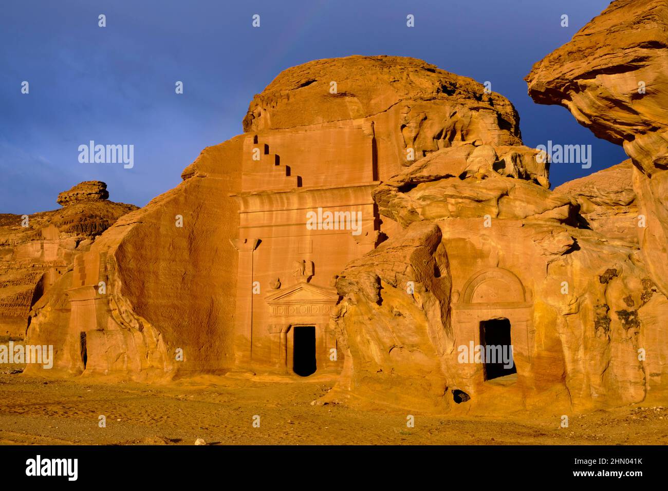 Saudi Arabia, Al Madinah Region, AlUla or Al Ula, Nabatean Tomb In ...