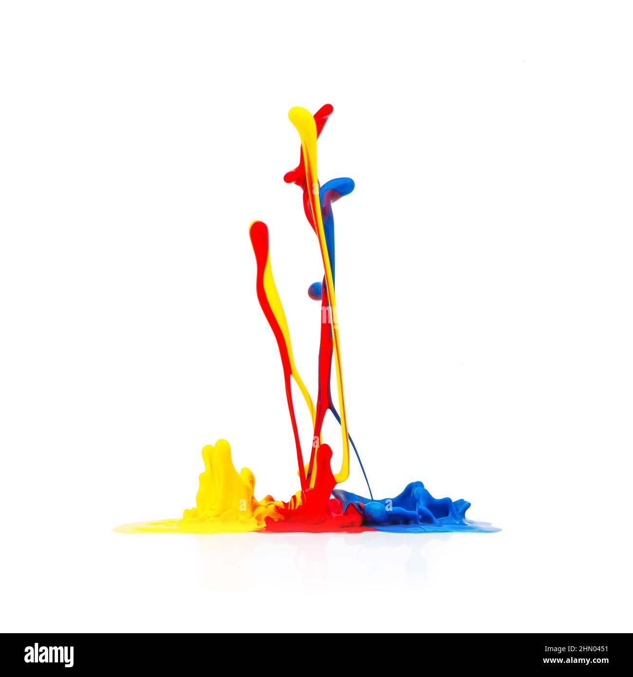 abstract paint splash on white Stock Photo - Alamy