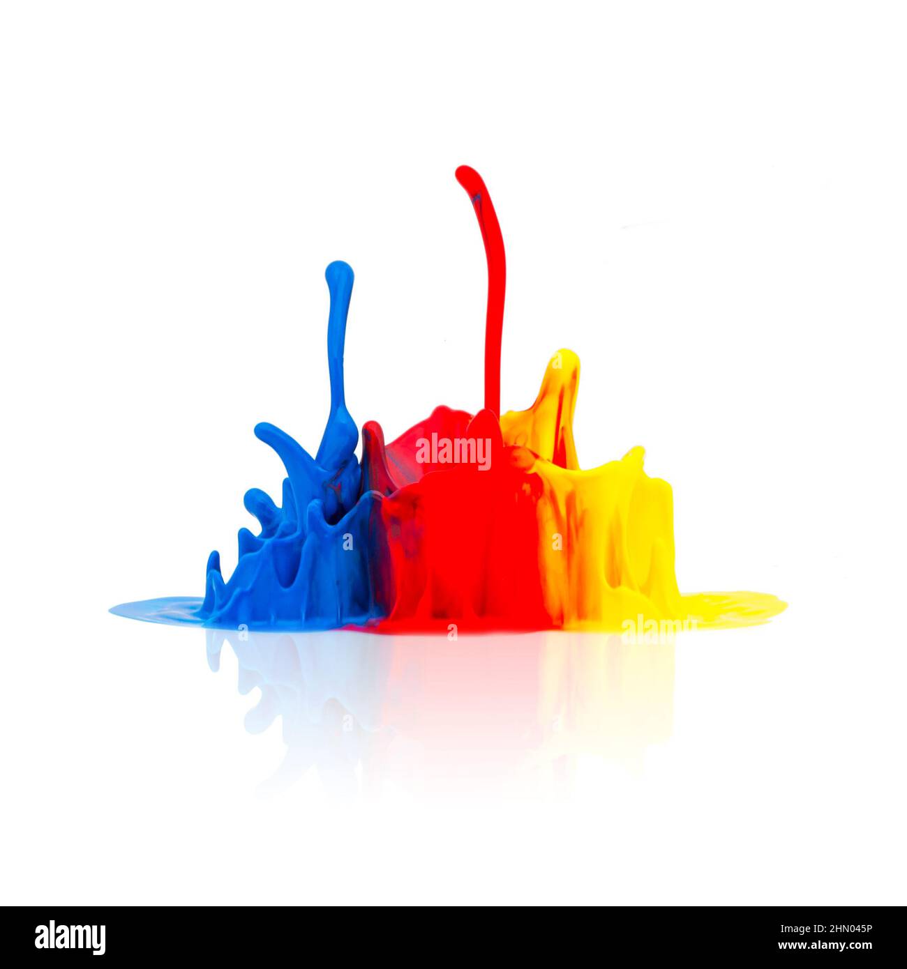 Colorful paint splash Stock Photo - Alamy