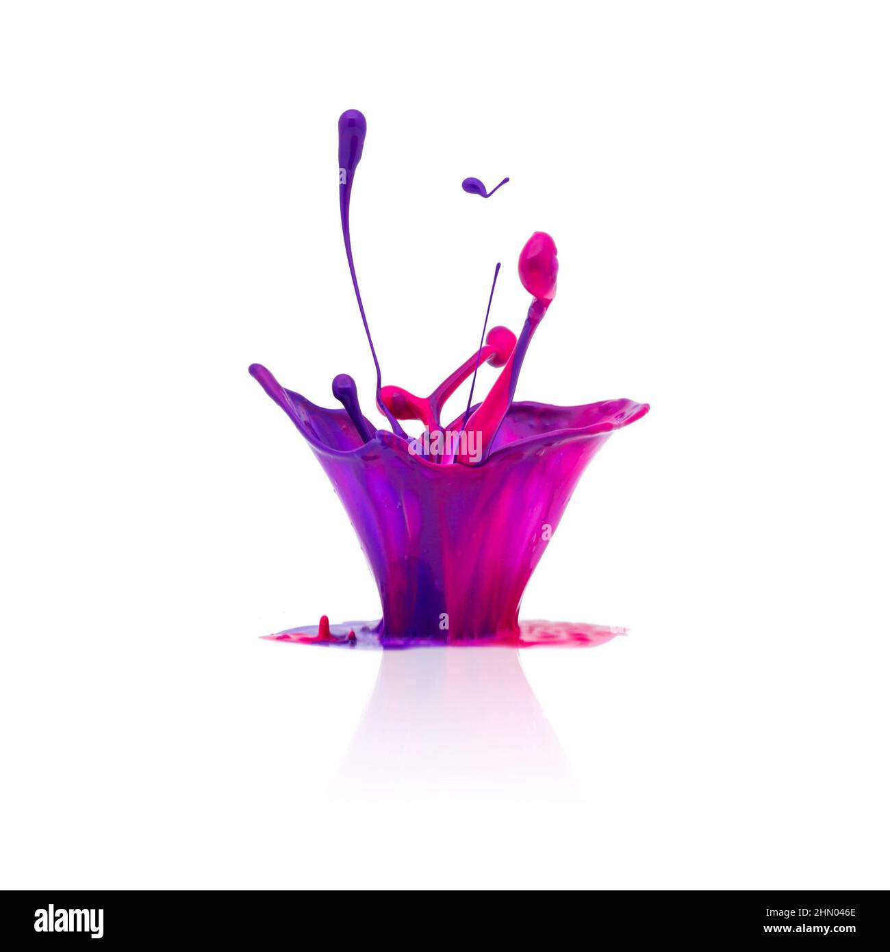 abstract paint splash on white Stock Photo - Alamy