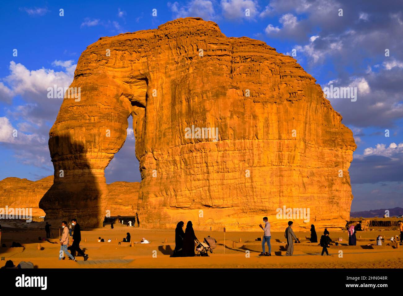 Saudi Arabia, Al Madinah Region, AlUla or Al Ula, Elephant rock ...