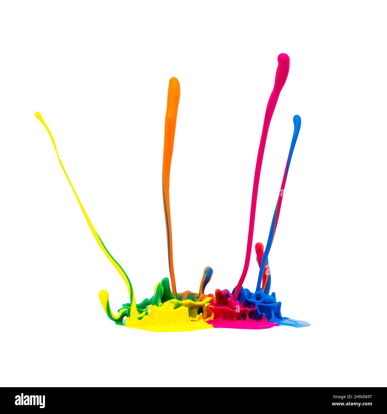 abstract Colorful paint splashing Stock Photo - Alamy