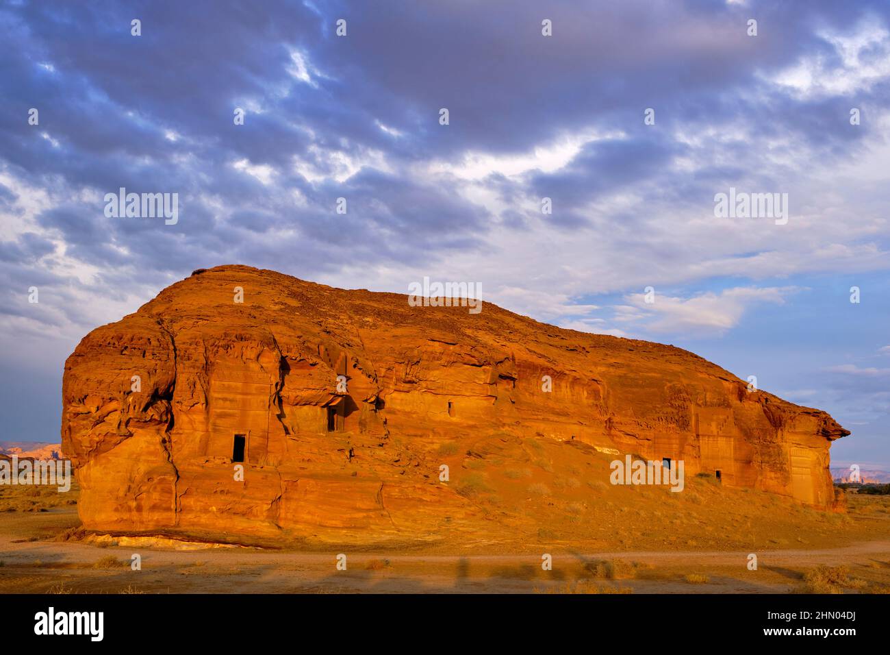 Saudi Arabia, Al Madinah Region, AlUla or Al Ula, Nabatean Tomb In ...