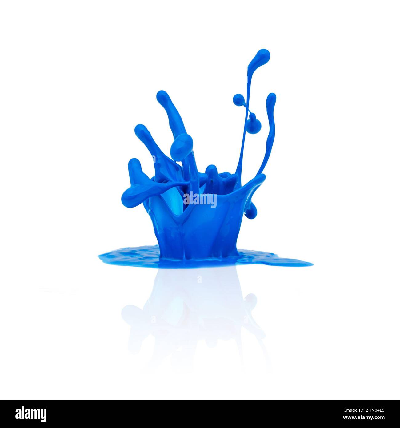 blue paint splashing Stock Photo - Alamy