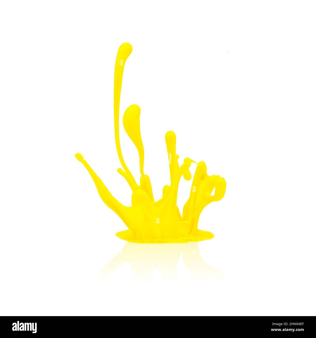 paint splashing isolated on white Stock Photo - Alamy