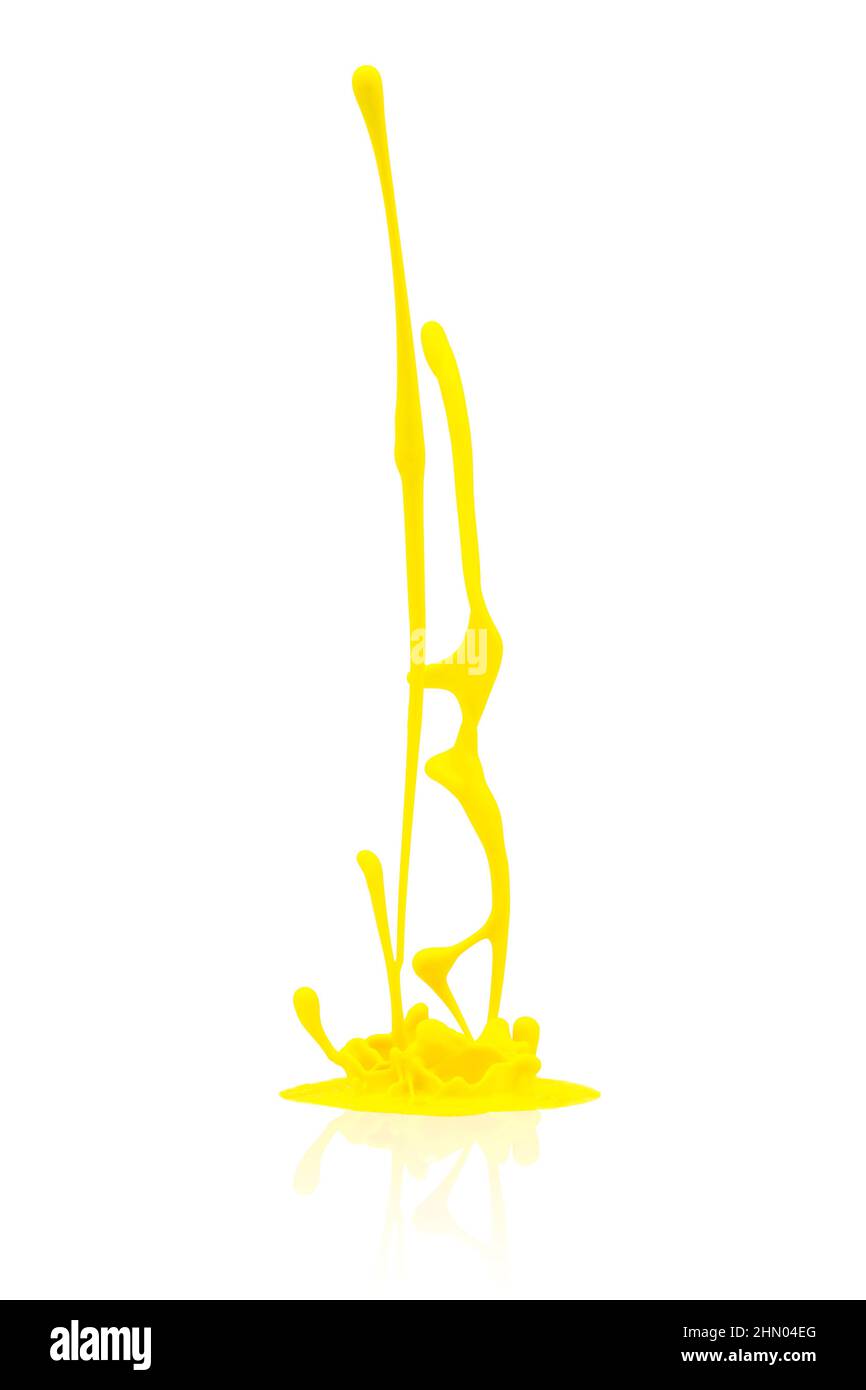 Gold paint splash Cut Out Stock Images & Pictures - Alamy