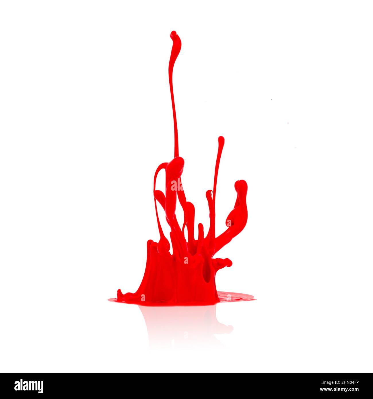 Red paint splashing hi-res stock photography and images - Alamy