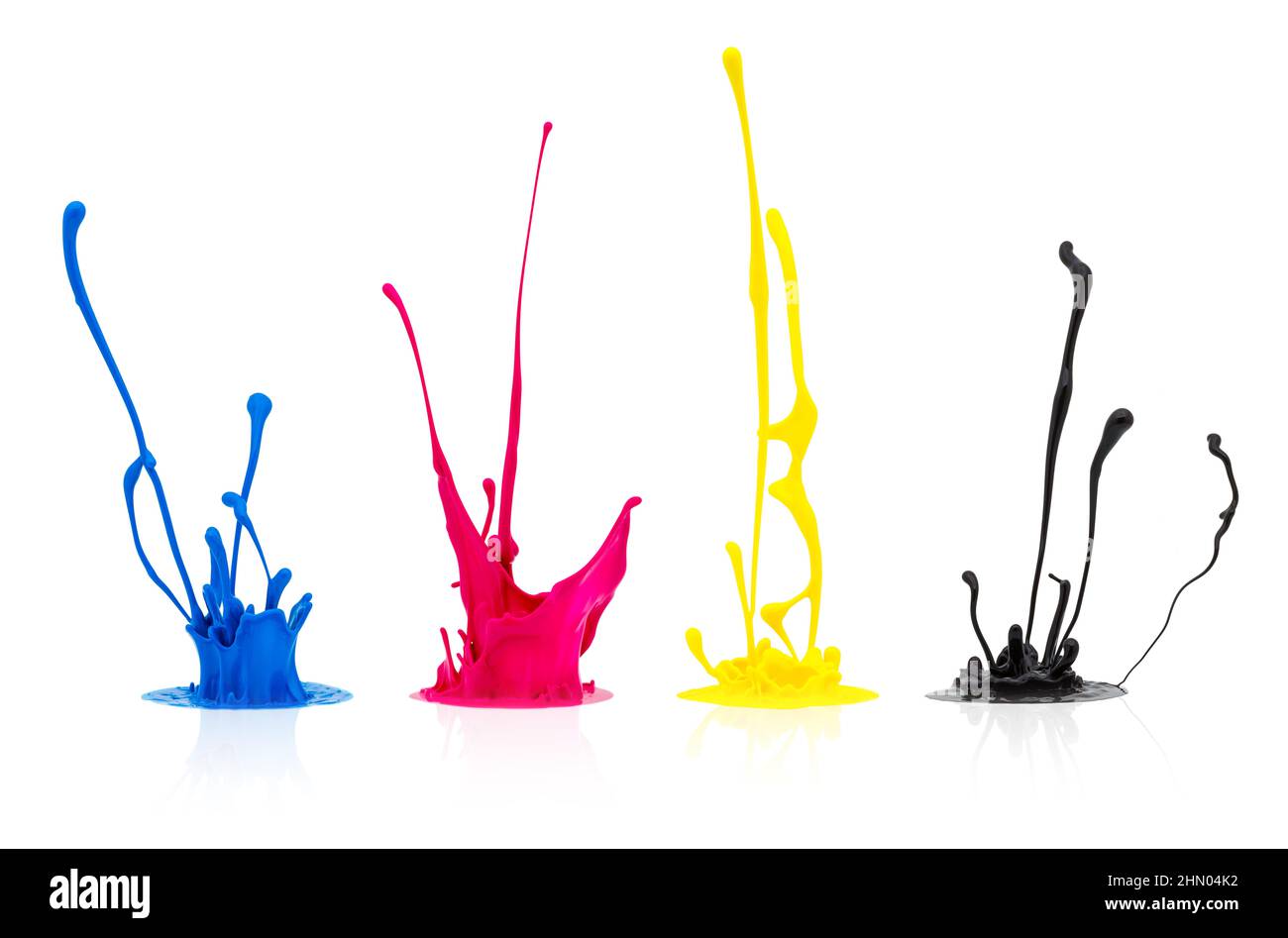 Cmyk splash hi-res stock photography and images - Alamy