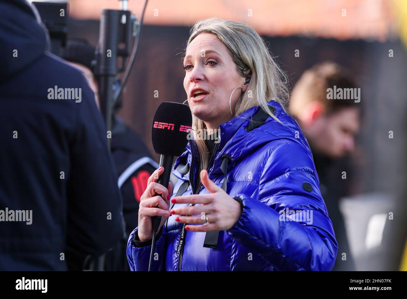 DEVENTER, NETHERLANDS - FEBRUARY 13: Helene Hendriks of ESPN during the ...