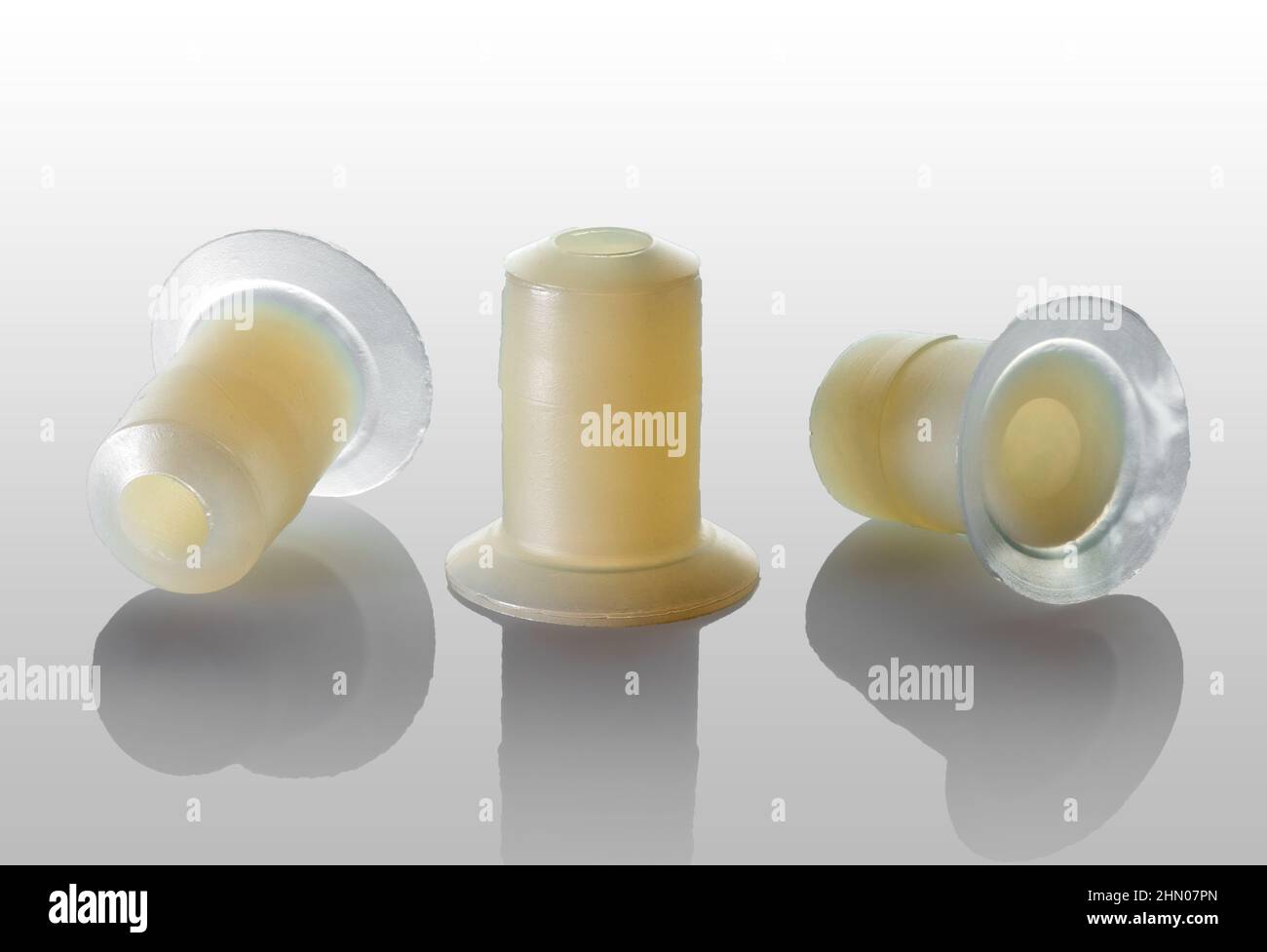 Rubber suckers for offset printing machines for feeding sheets to the ...