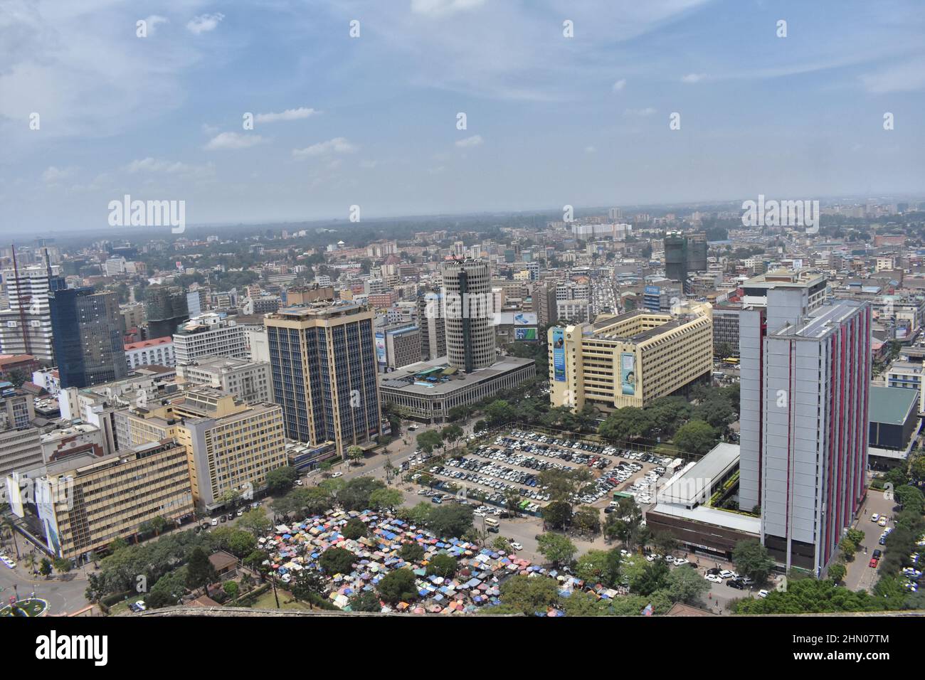 Scenery of the Nairobi City in Kenya Stock Photo - Alamy