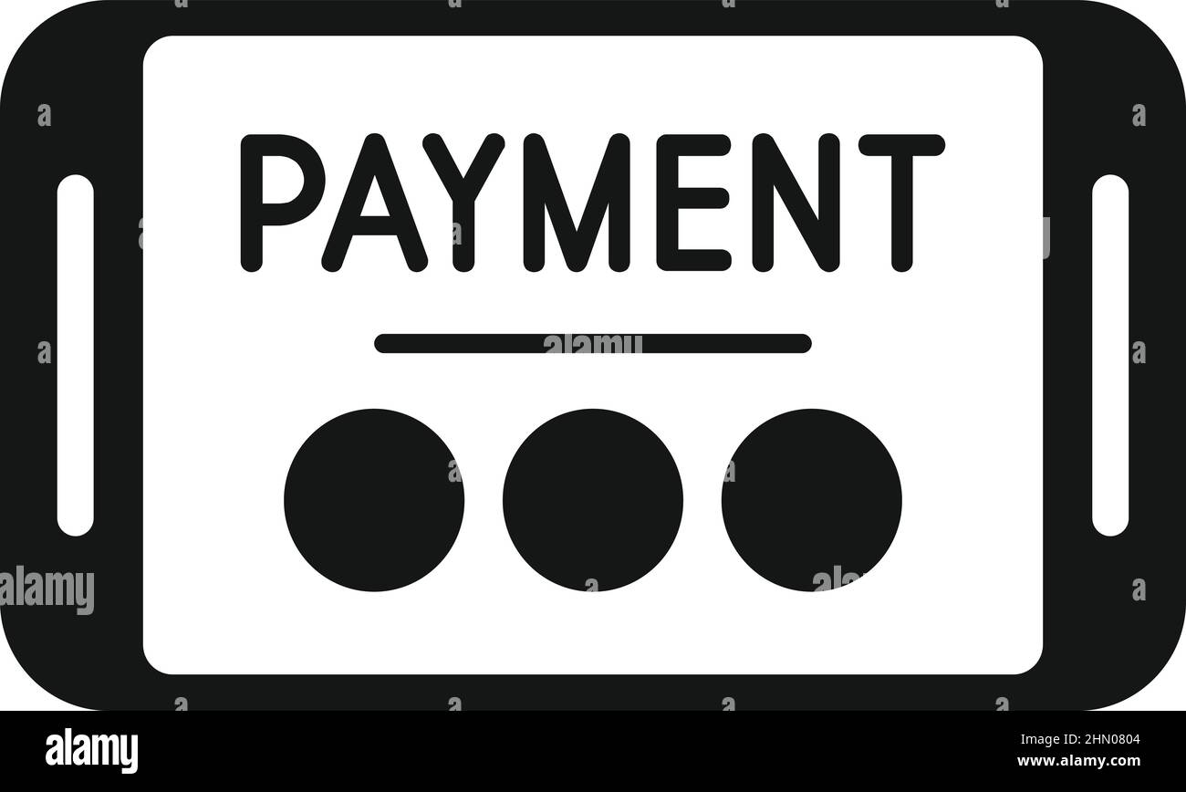 Payment icon simple vector. Money pay Stock Vector Image & Art - Alamy