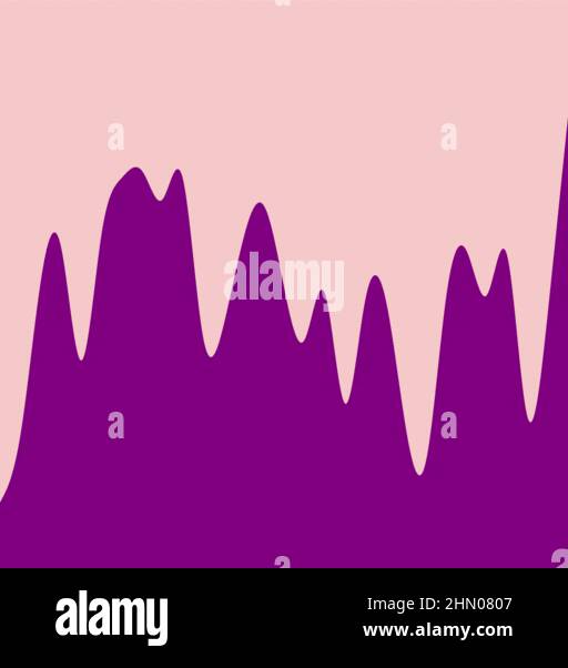 Paper art abstract blue water waves. Origami design template. Vector ...