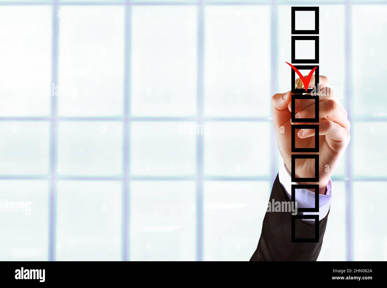 Detail drawing check mark hi-res stock photography and images - Alamy